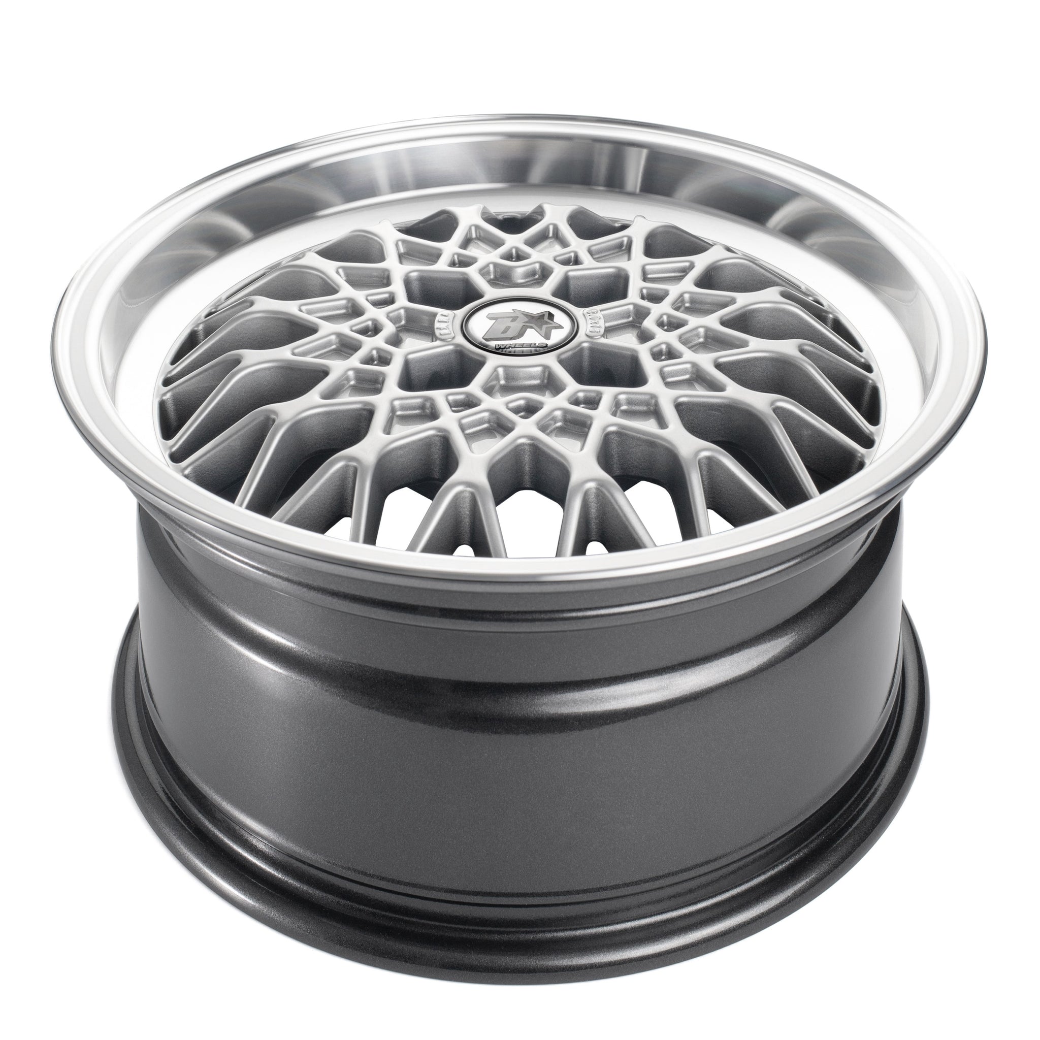 B-Star RA Wheel - Silver w/ Diamond Polished Lip (8 x 16) – B-Star Wheels